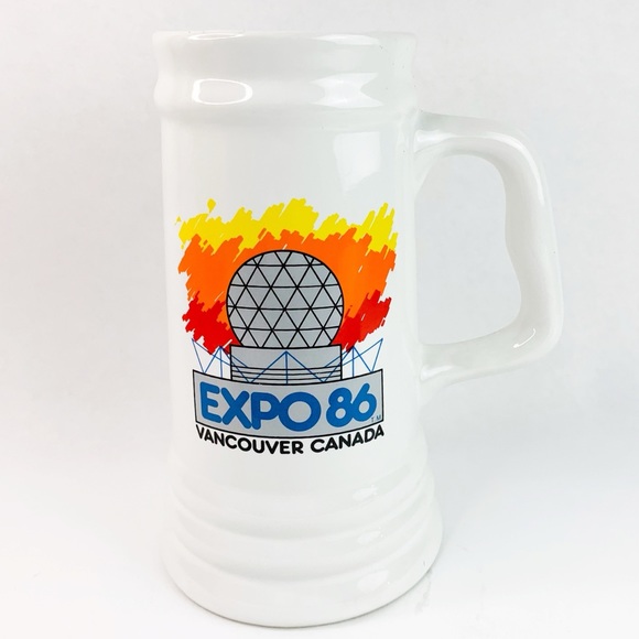 Vintage | Dining | Vintage Expo 86 Beer Mug Stein Souvenir Cup | Poshmark